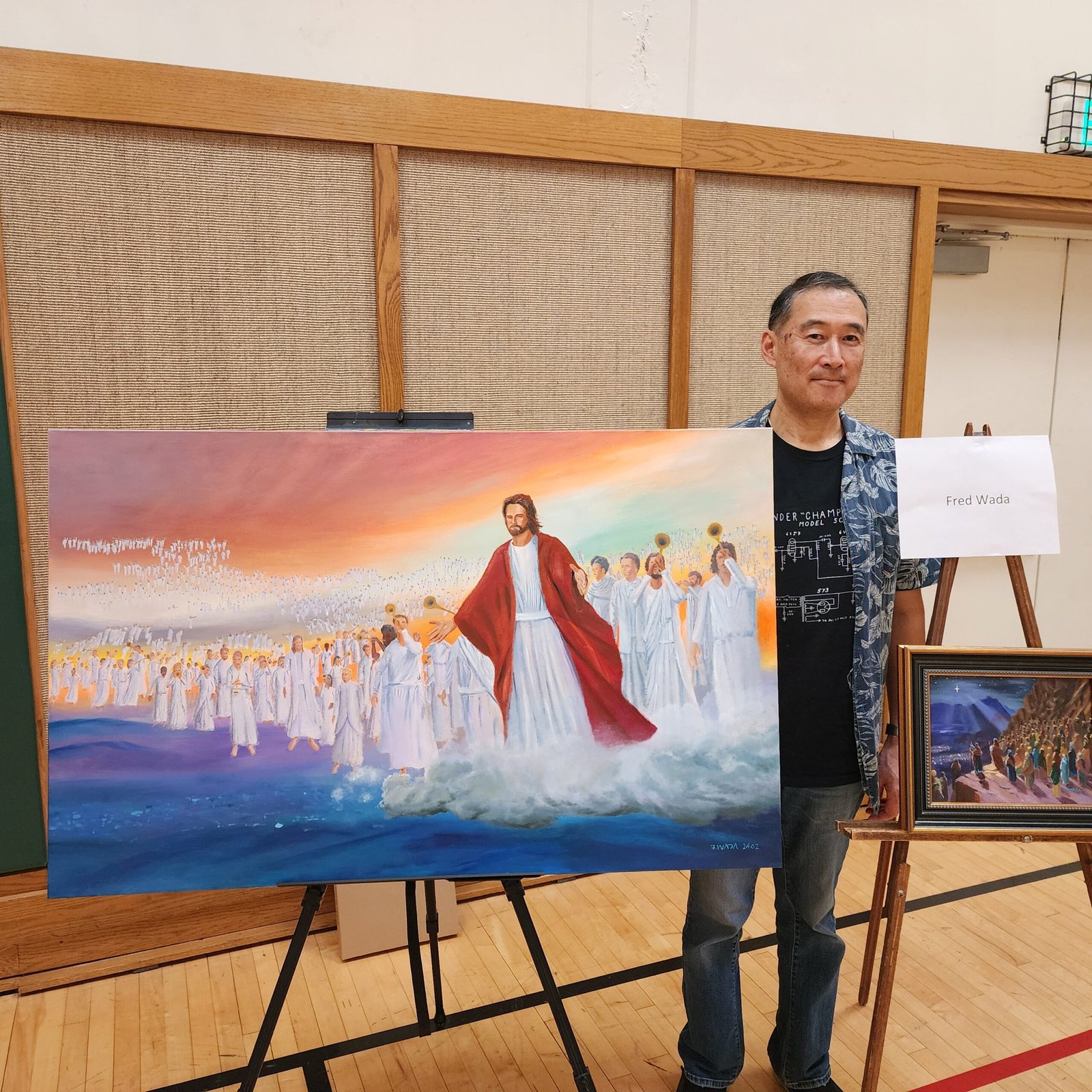 Glorious Return : Christ’s Second Coming Painting30″ X 48″ Oil on 1-1/2 ...